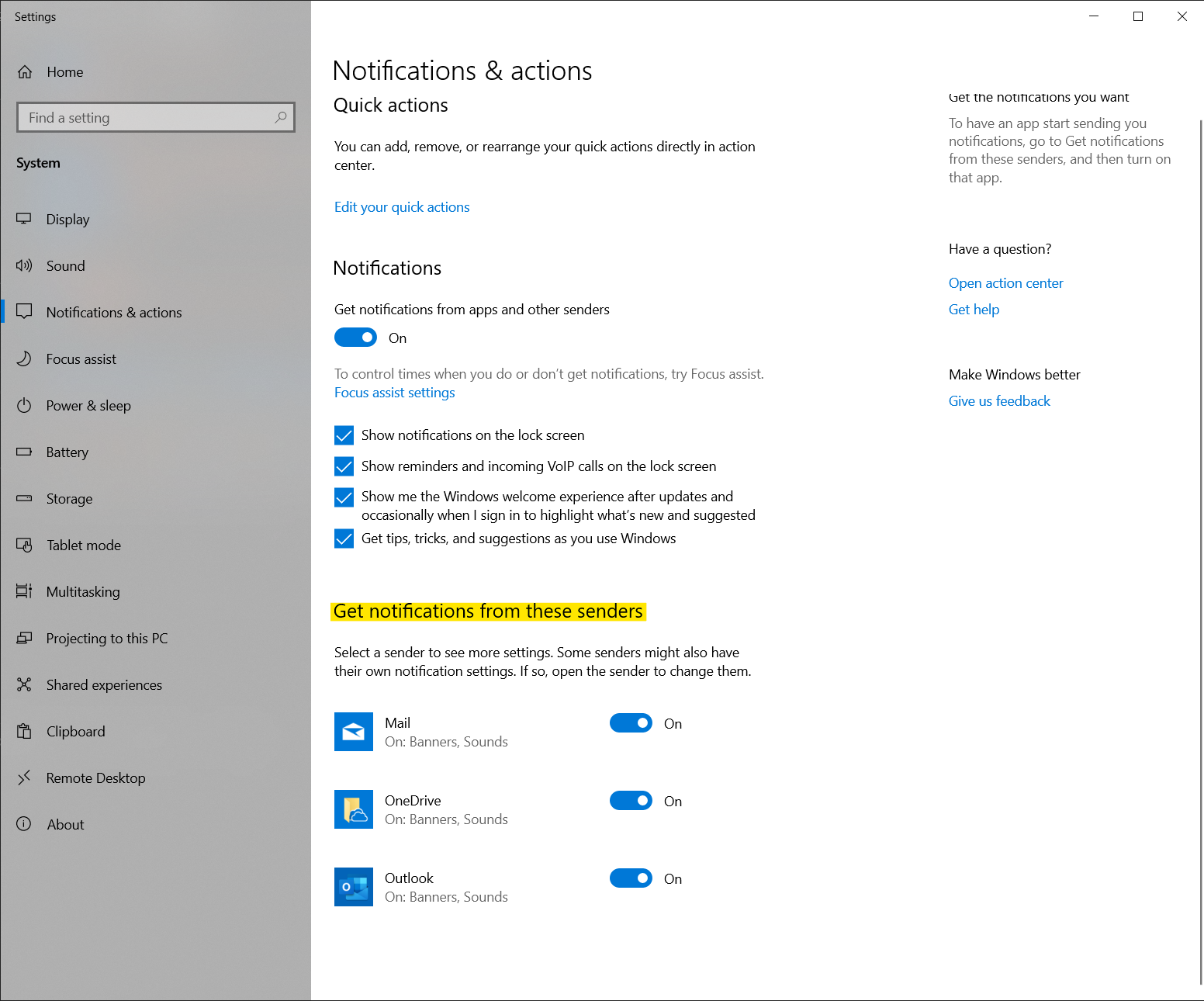 Windows 10 App Notifications | The Cloud Admin