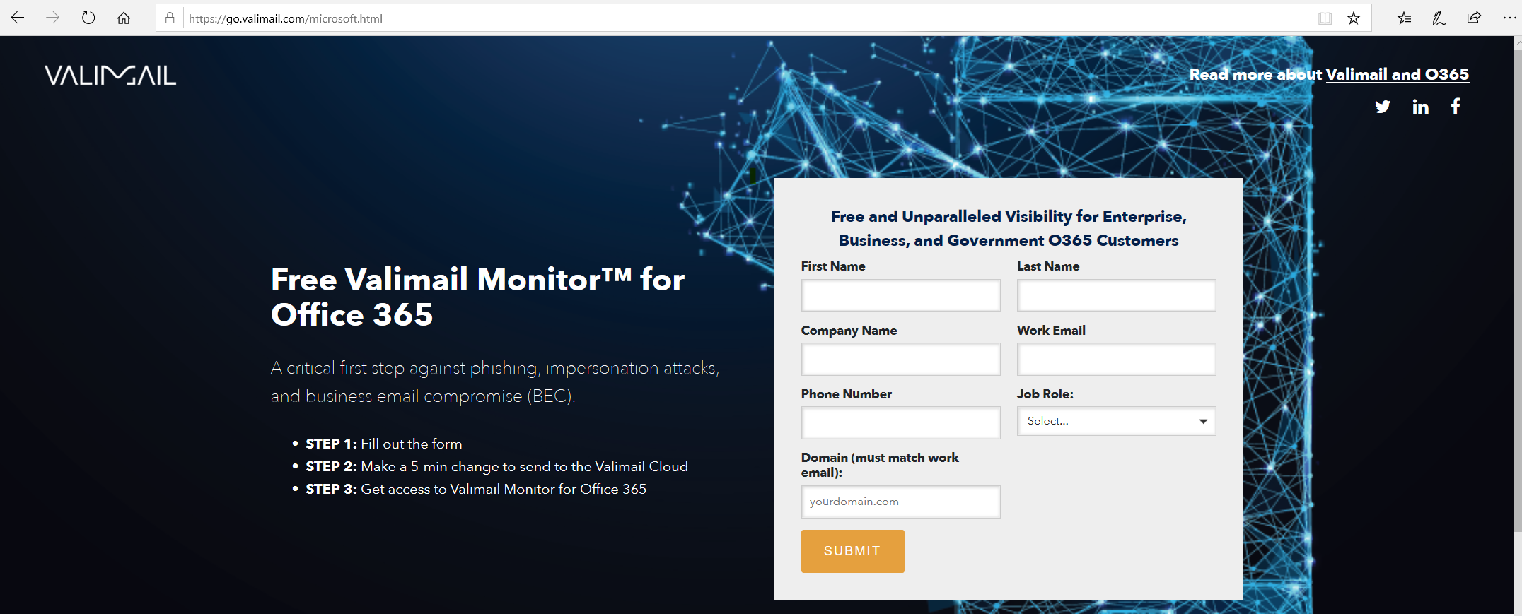 DMARC Reporting from ValiMail for Office 365 | The Cloud Admin